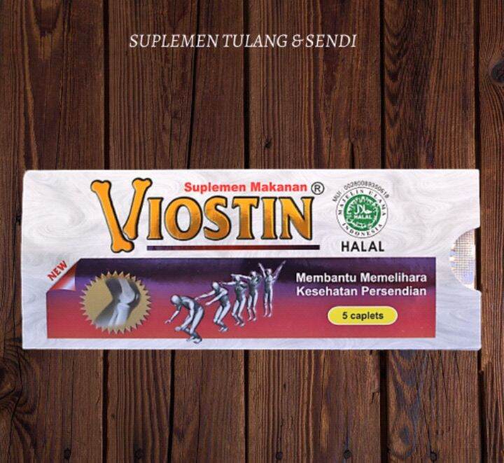 Viostin DS Halal Suplemen meredakan nyeri sendi isi 1 strip 5 kaplet ...