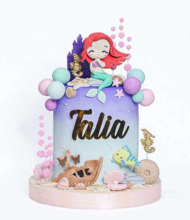 CUSTOMIZED THICK LETTERS MIRROR LIKE GOLD CAKE BODY TOPPER (1 to 2 ...