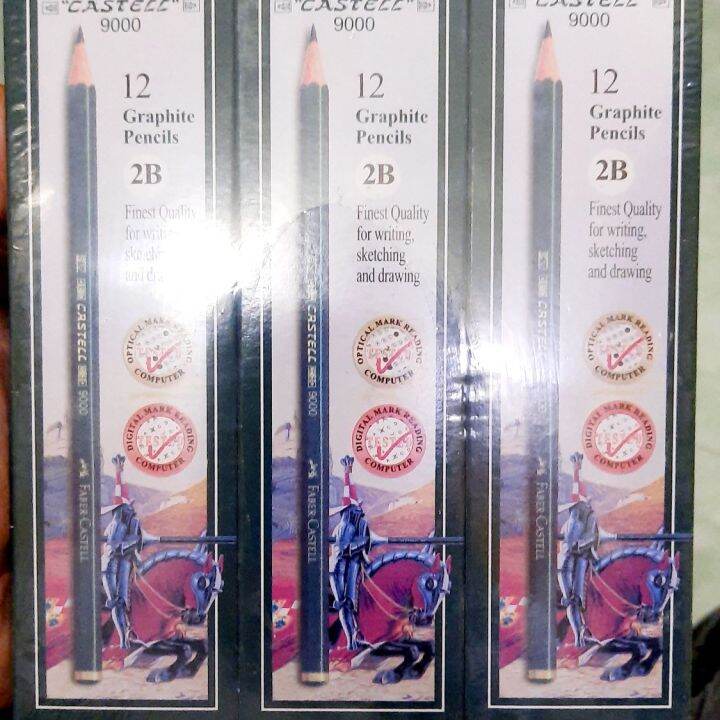 pensil 2B fiber castle original | Lazada Indonesia