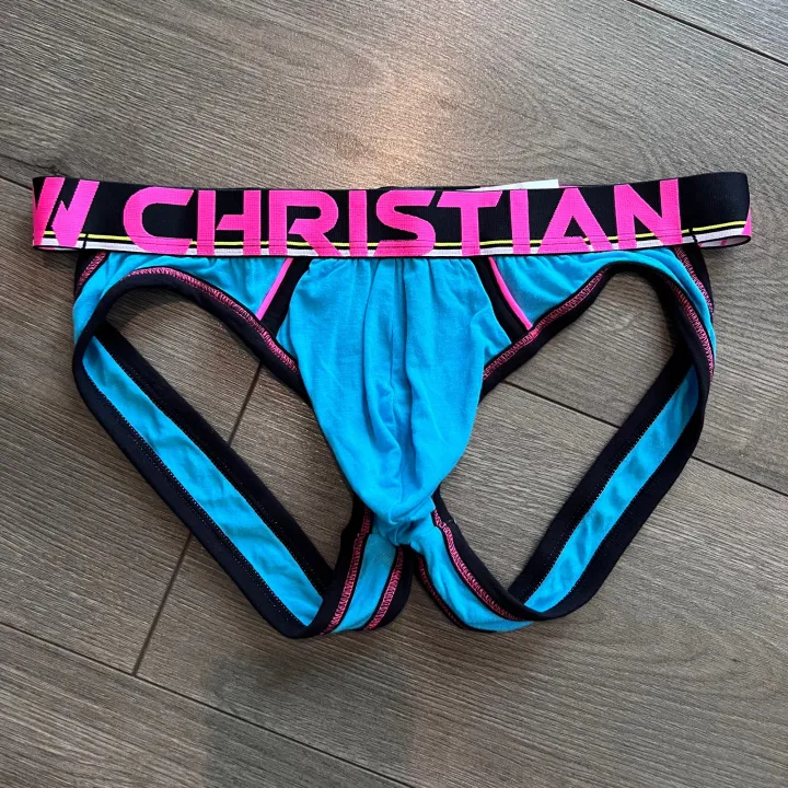 Andrew Christian Jockstrap ไซส์ M ผ้าเรย่อน กางเกงชั้นในชาย กกน