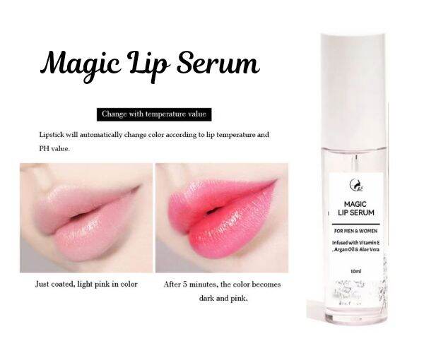 MAGIC LIP SERUM/ COLOR CHANGING LIPGLOSS/ LIP THERAPY GLOSS 10ML | Lazada PH