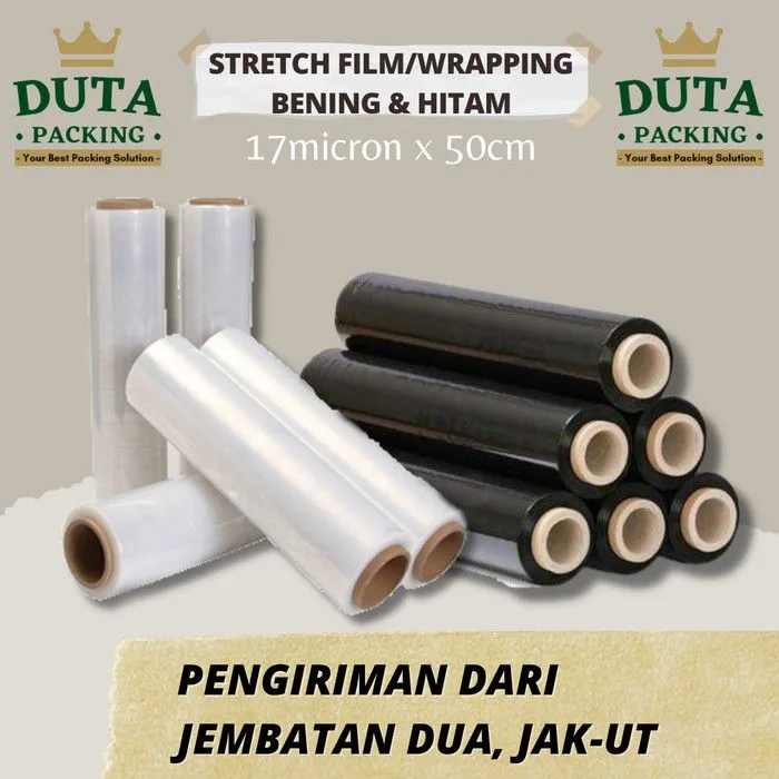 Plastik Wrapping Barang / Stretch Film / Plastic Wrapping 50cm*150m ...