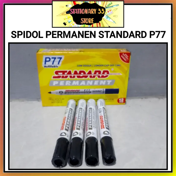 Spidol Permanen Spidol Permanent Marker 1 Pak Isi 12 Pcs Lazada Indonesia
