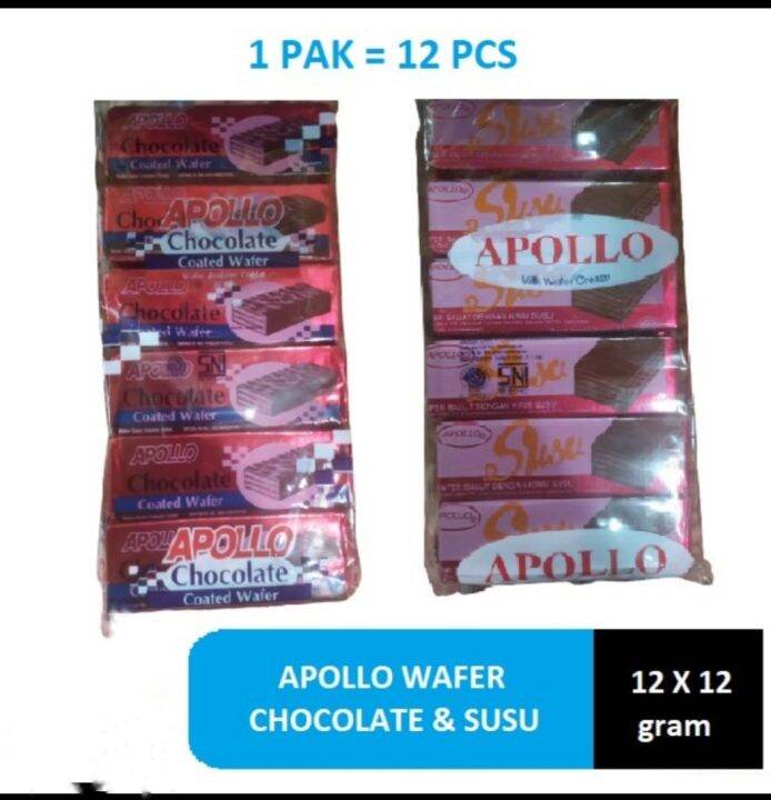 appolo wafer isi 12 pcs | Lazada Indonesia