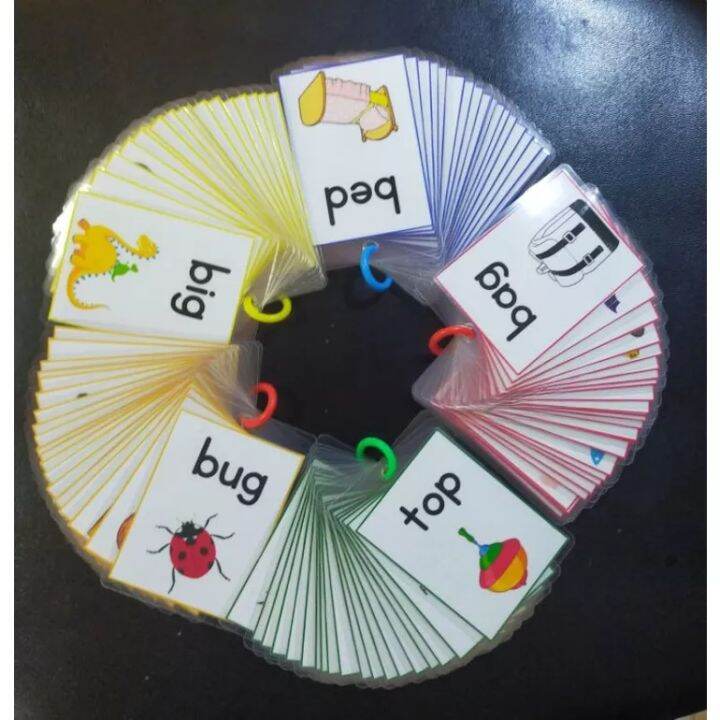 CVC Flashcards (aeiou) with Laminated Writing Board and Whiteboard ...