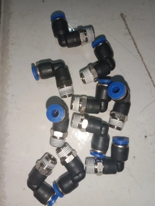 fitting nepel elbow pneumatic selang 4mm drat 1/8 BPL 4-01 | Lazada Indonesia