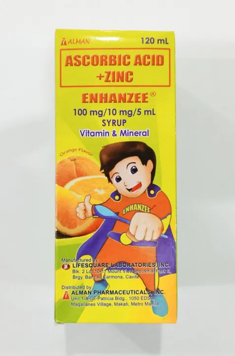 Ascorbic Acid 100mg ( as sodium ascorbate 112.5mg ) + Zinc 10mg ( as ...