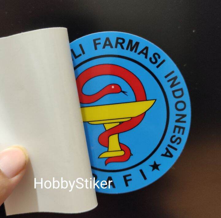 Stiker PAFI persatuan ahli farmasi indonesia tempel dalam kaca mobil ...