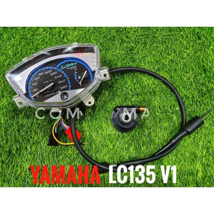 YAMAHA LC135 V1 FIRST MODEL METER ASSY HIGH QUALITY WITH METER CABLE ...
