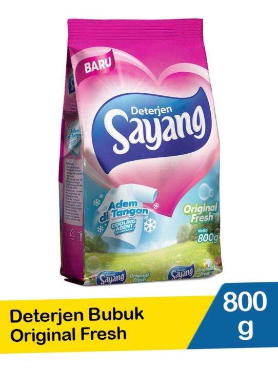Sayang Deterjen Powder Original Fresh 800 g | Lazada Indonesia