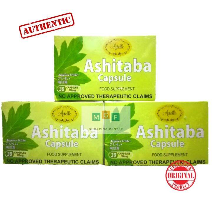 Adelle Ashitaba Capsules (30 Caps / 500mg) | Lazada PH