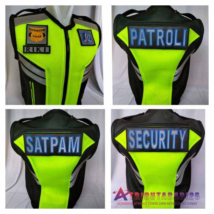 rompi patroli/rompi security/rompi satpam | Lazada Indonesia