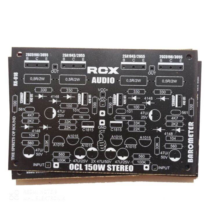 PCB Power Amplifier OCL 150W Stereo Elite RX-018 | Lazada Indonesia
