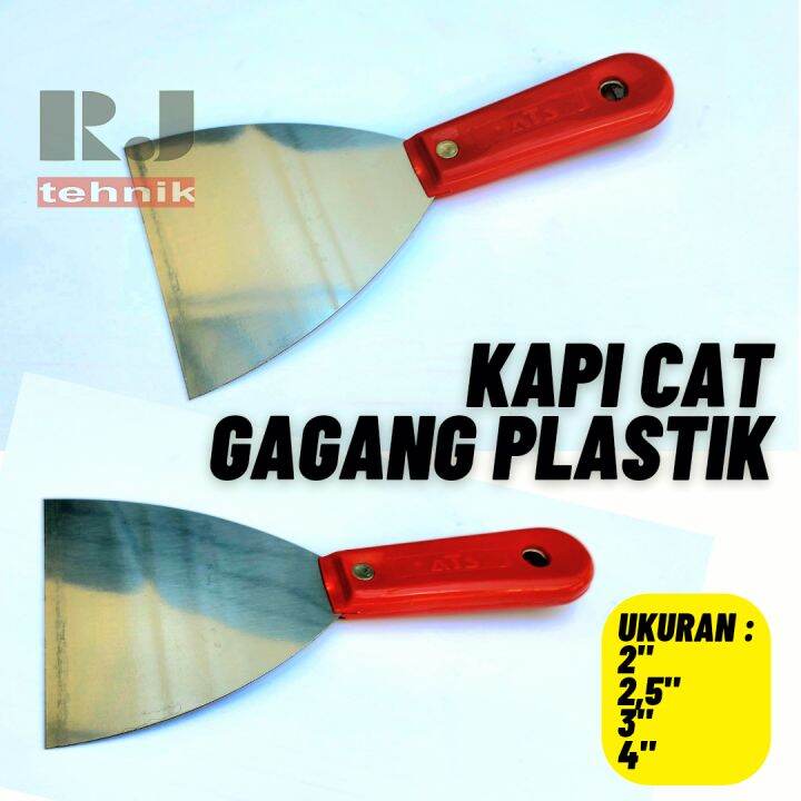 Kapi Kape Cat Gagang Plastik Scraper 2 , 3 , 4 inch | Lazada Indonesia