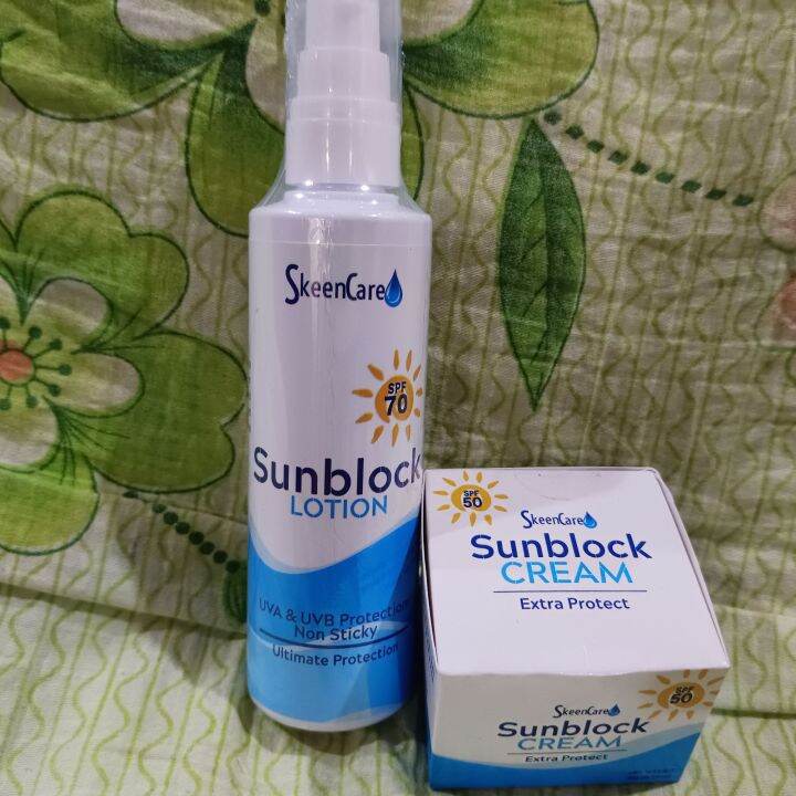 N&N SkeenCare Sunblock Duo ( Sunblock Lotion + Sunblock Cream) | Lazada PH