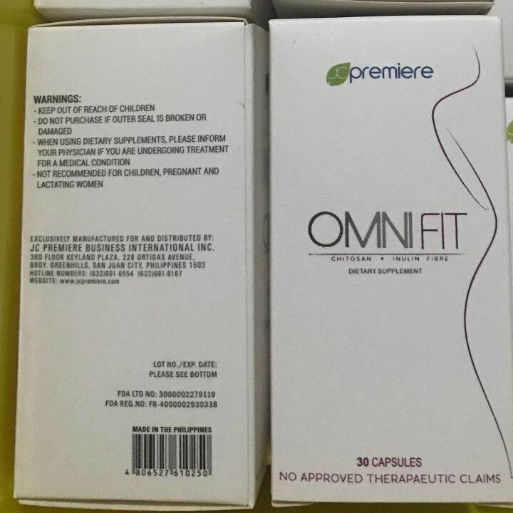 JC Omnifit Dietary Supplements with Chitosan | Lazada PH