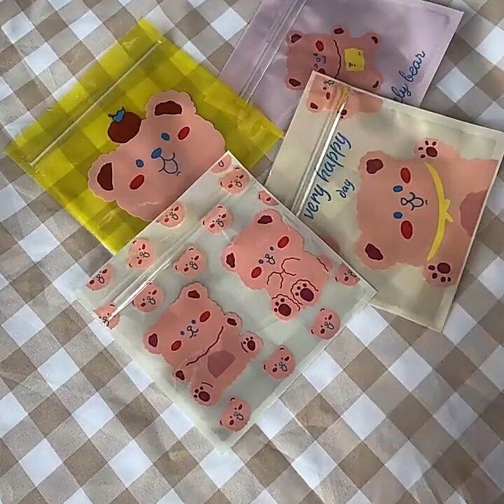 Plastik Klip Cookies | Plastik Ziplock Motif Lucu |Ziplock Snack Klip ...