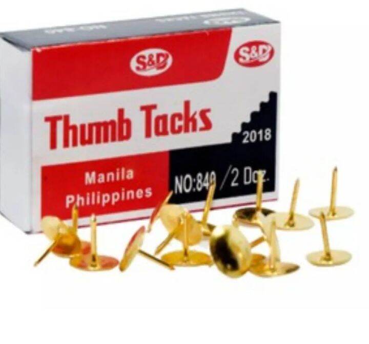 Thumb Tacks 1 Box | Lazada PH