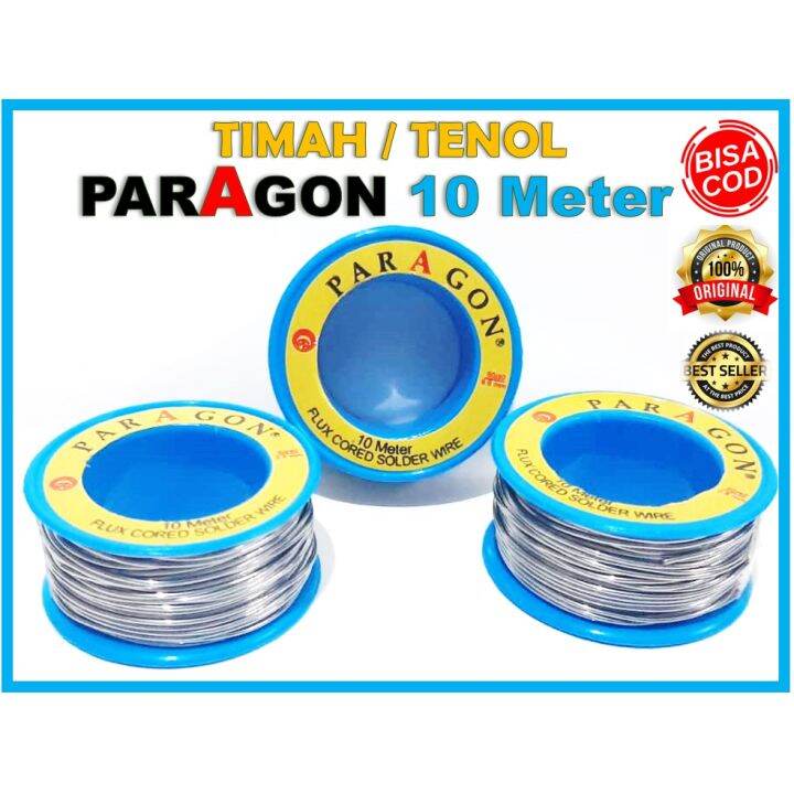 Timah Tenol Paragon 1 Gulung 10 Meter dan 1 Meter | Lazada Indonesia