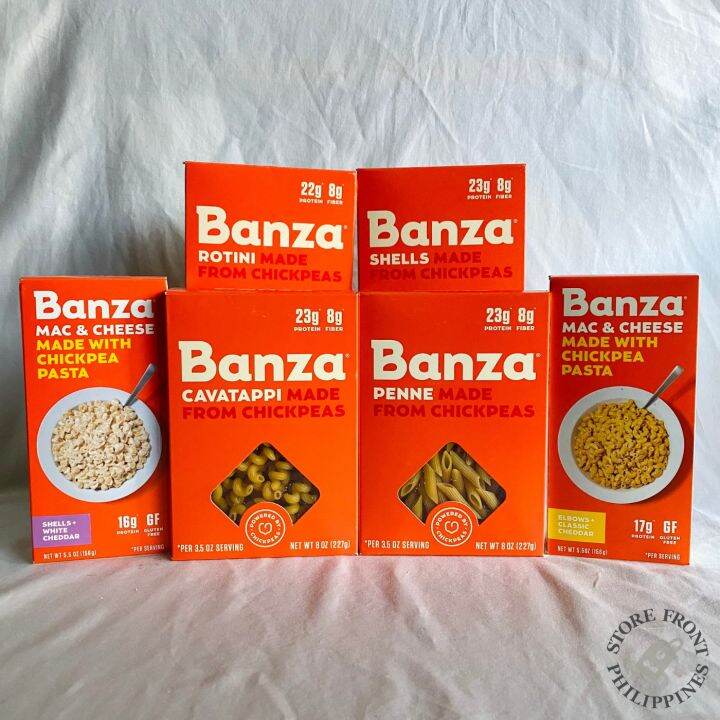 Banza Gluten Free , Vegan Pasta Made with Chickpeas in Cavatappi, Penne ...