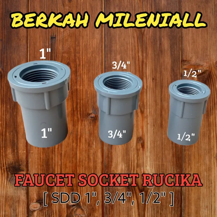 RUCIKA SDD 1/2" AW / SDD 3/4" AW / SDD 1" AW FAUCET SOCKET | Lazada Indonesia
