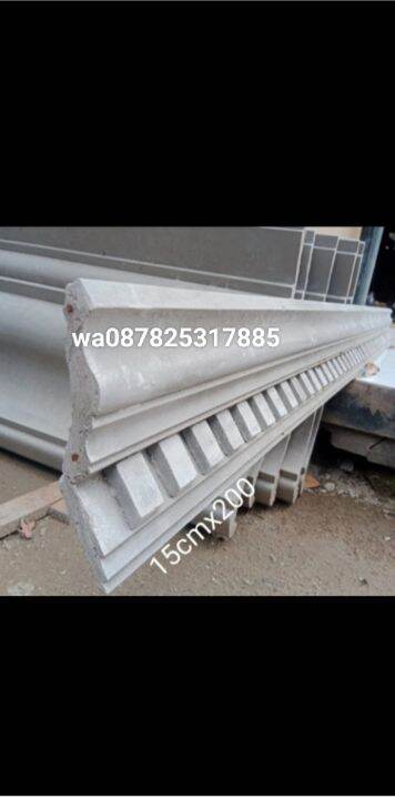 lisplang beton Lis profil tempel beton Lis profil pul beton | Lazada ...