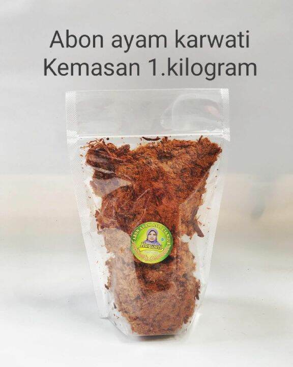 abon ayam karwati 1kg kemasan pouch | Lazada Indonesia