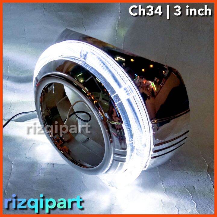 vahid ch34 | Shroud / Casing Lampu Projie lensa 3 inch + single crystal ...