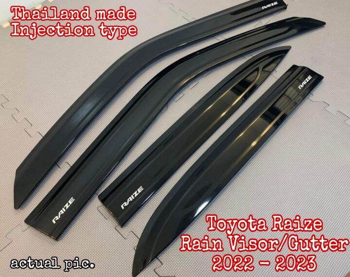 Toyota Raize Rain Visor/Gutter 2022-2023 Thailand made | Lazada PH
