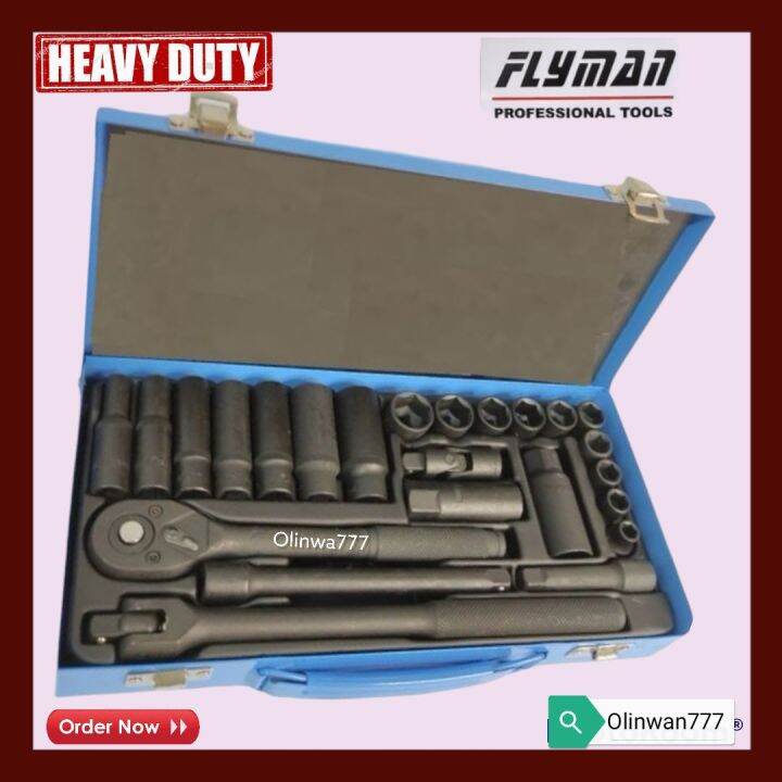 24PCS SOCKET SET 3/8 DRIVE (8to 19mm) | Lazada PH