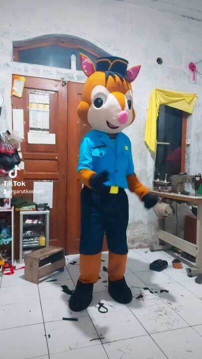 Kostum maskot badut kancil (Lapas Tasik) anak dan dewasa setelan lucu ...