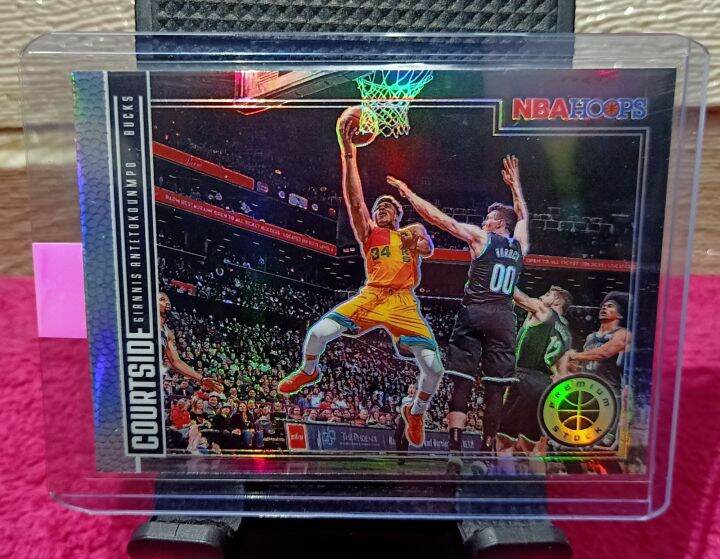 NBA Cards Giannis Antetokounmpo Premium Courtside Insert Silver ...