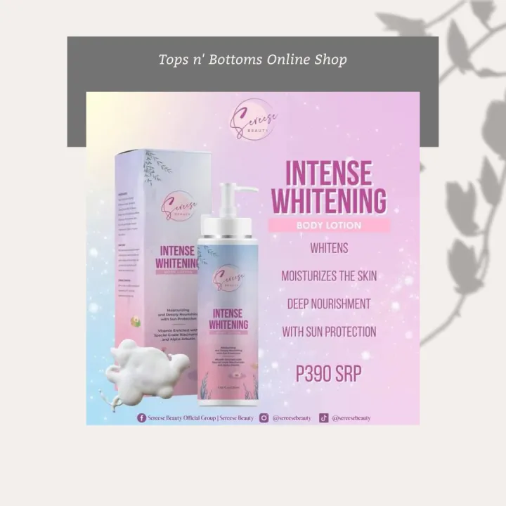 Sereese Beauty Intense Whitening Body Lotion Lazada Ph