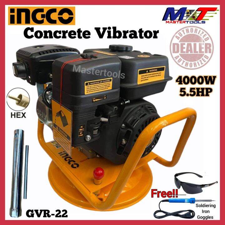 Ingco Gasoline Concrete Vibrator GVR22 Free soldiering iron and Black ...