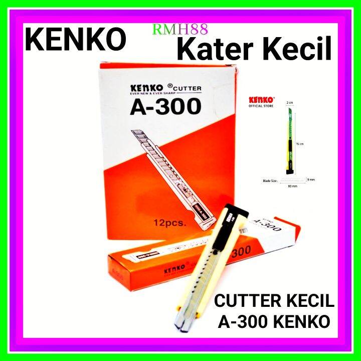 Cutter KENKO Kecil A-300/Kater KENKO A-300 Per 1 Pcs | Lazada Indonesia