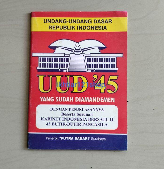 Buku UUD 1945 lengkap ukuran kecil | Lazada Indonesia