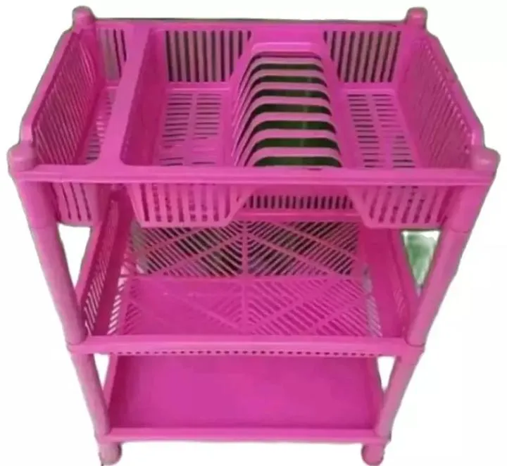 rak piring pink..rak piring serbaguna/rak piring murah/rak plastik ...