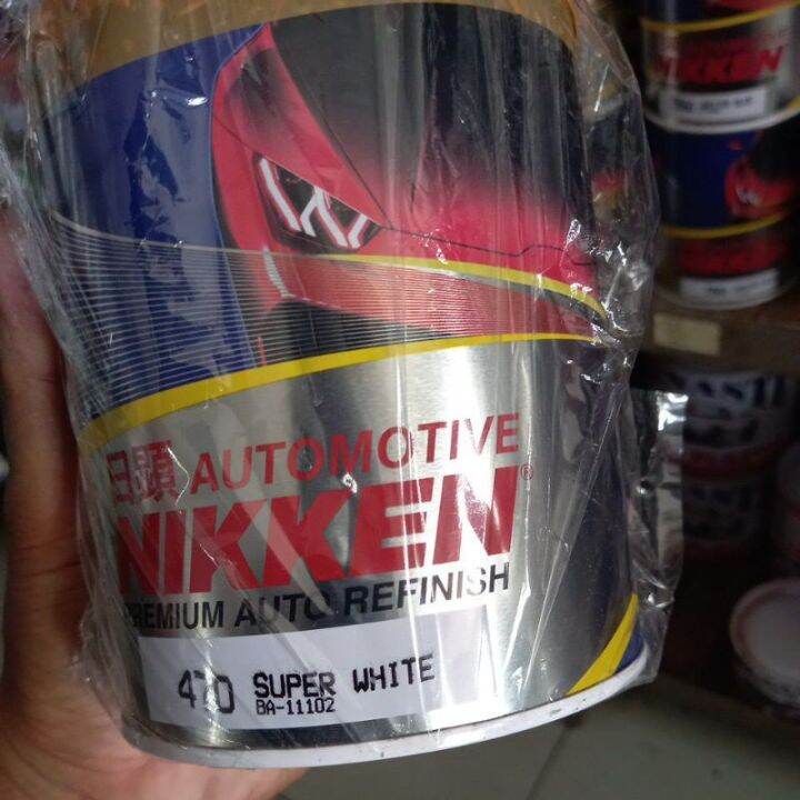Cat Super White Nikken 470 Cat Putih Cat Putih Tulang 1 liter | Lazada ...