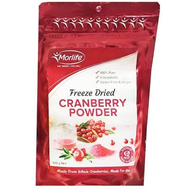 Morlife Organic Freeze Dried Cranberry Powder | Lazada.co.th
