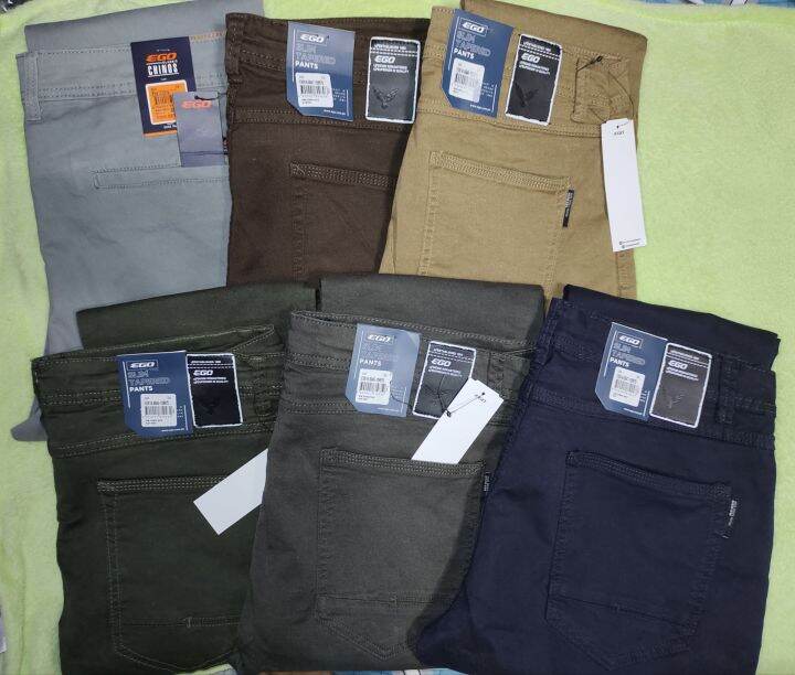 Men Pants •EGÖ and •FRëEGO Brand (Black,Gunmetal,Gray,Navy) | Lazada PH