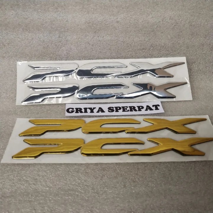 EMBLEM LOGO PCX 3D TIMBUL KANAN KIRI | Lazada Indonesia