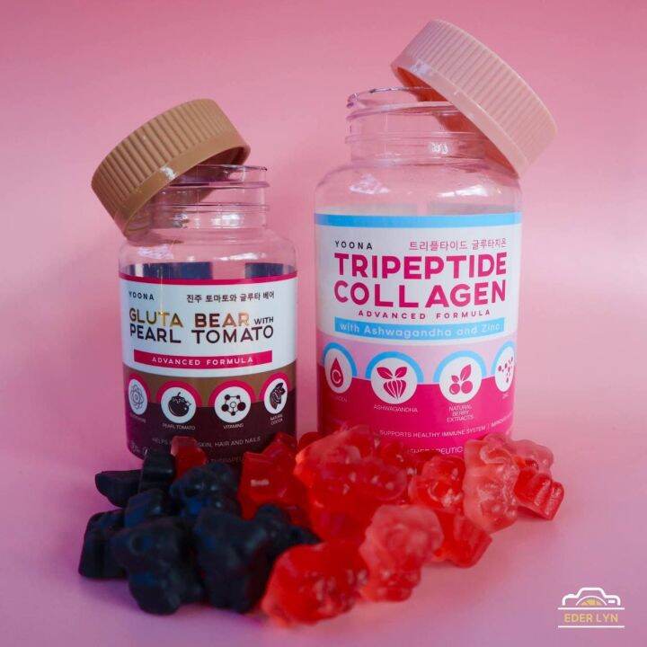 YOONA COLLAGEN AND YOONA GLUTA BEAR Gummies | Lazada PH