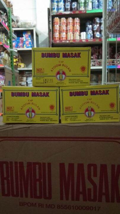 Bumbu Masak Cap Atom bulan /Atom Bulan (7 g x 20 sachet) Bumbu Asin ...