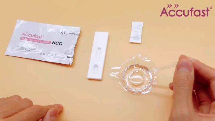 Accufast UPT Early Pregnancy Strip Test Cassette Kit HCG Urine Test ...