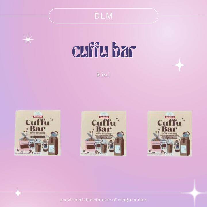 [DLM] Cuffu bar coffee scrub soap cuffu buff by Magara skin whitening ...