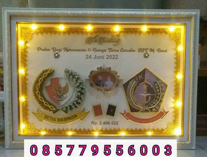 MAHAR LOGO TNI PASPAMPRES/MAHAR NIKAH CUSTOM 40X60CM | Lazada Indonesia