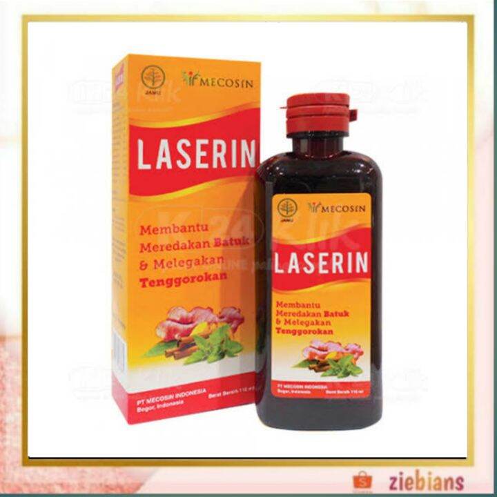Laserin Cough syrup 60ml,110ml, Obat Batuk Herbal ,Batuk Berdahak,batuk ...