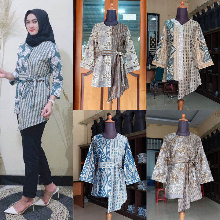 baju batik/batik wanita/batik kantor/batik baru/baju batik kekinian ...