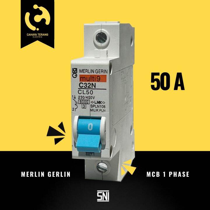 MCB MERLIN 50A 63A | Lazada Indonesia
