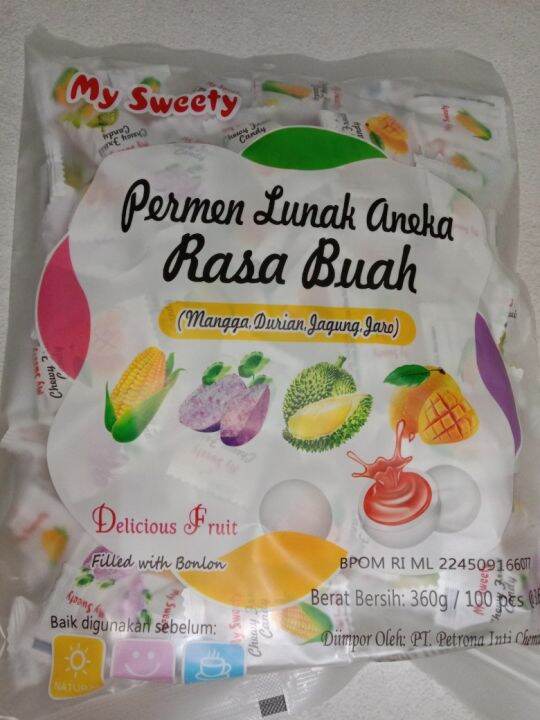 PERMEN LUNAK ANEKA RASA BUAH MY SWEETY 100 PCS | Lazada Indonesia